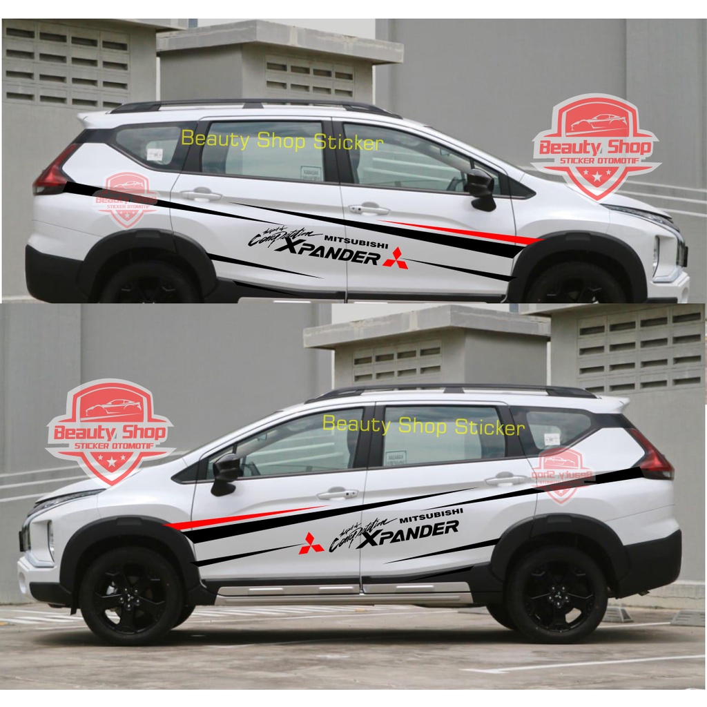 Mitsubishi xpander แถบรายการรถสติกเกอร์สติกเกอร์ mitsubishi xpander ...