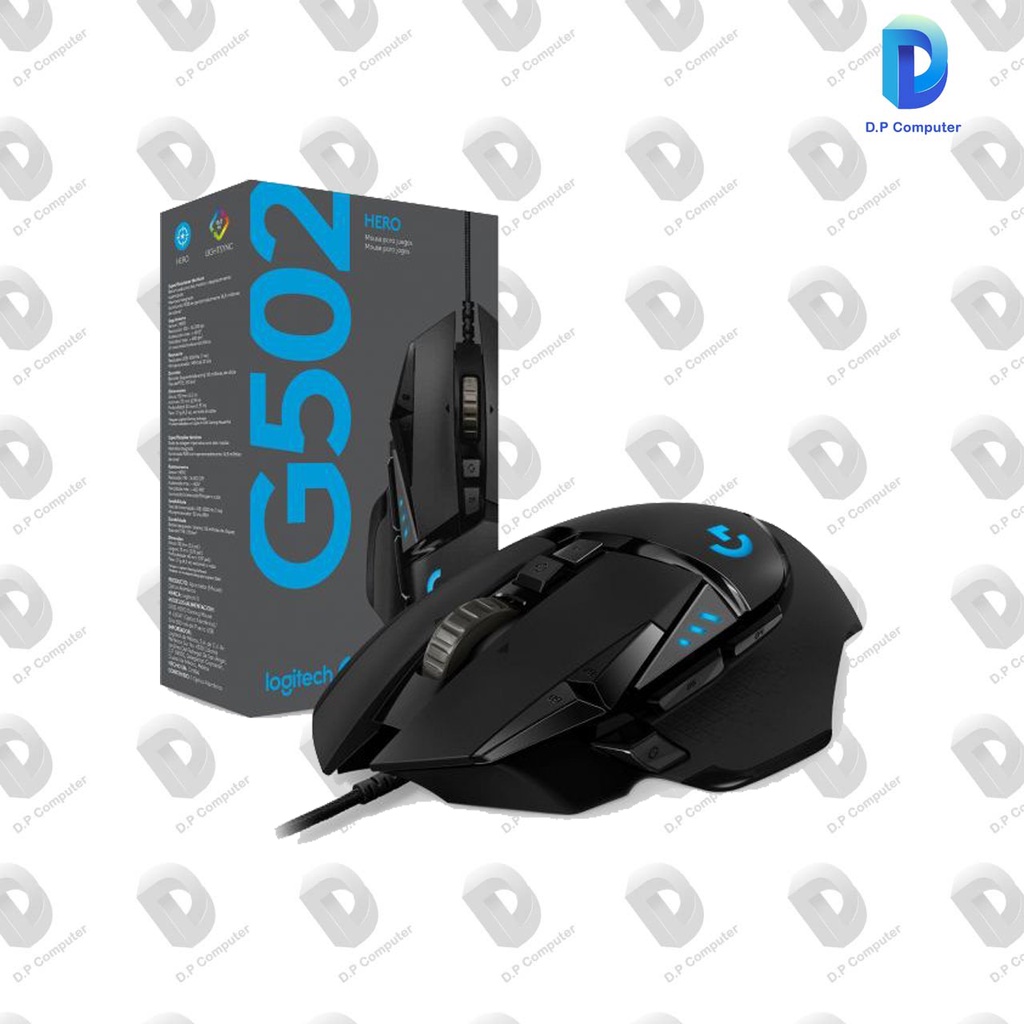 เมาส์เกมมิ่ง Logitech Gaming Mouse G502 Hero สินค้าใหม่ รับประกัน 2 ปี