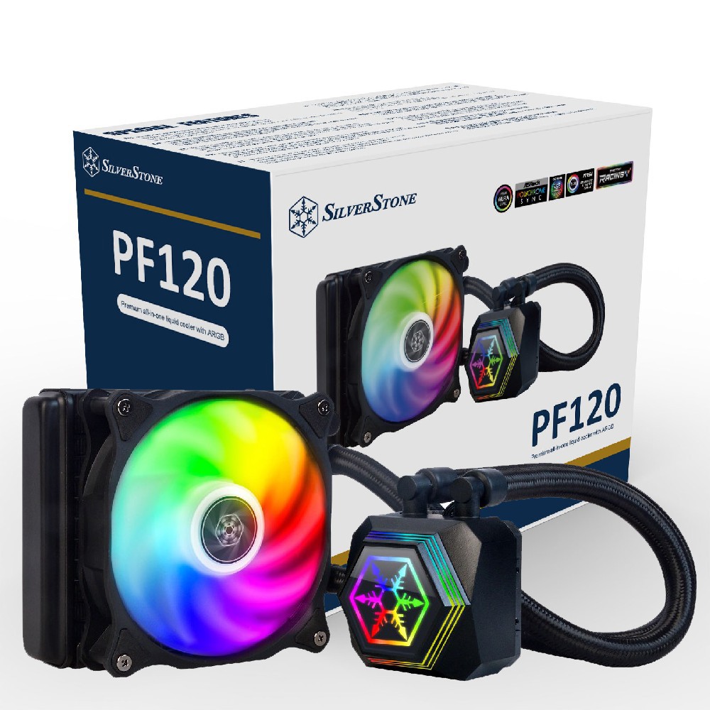 ชุดน้ำ Liquid cooler Watercooling SilverStone PF120 ARGB (SST-PF120 ...