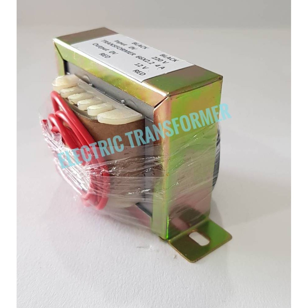 **4A** หม้อแปลง 220/12VAC 4A TRANSFORMER INPUT220VAC OUTPUT 12VAC 4A ...