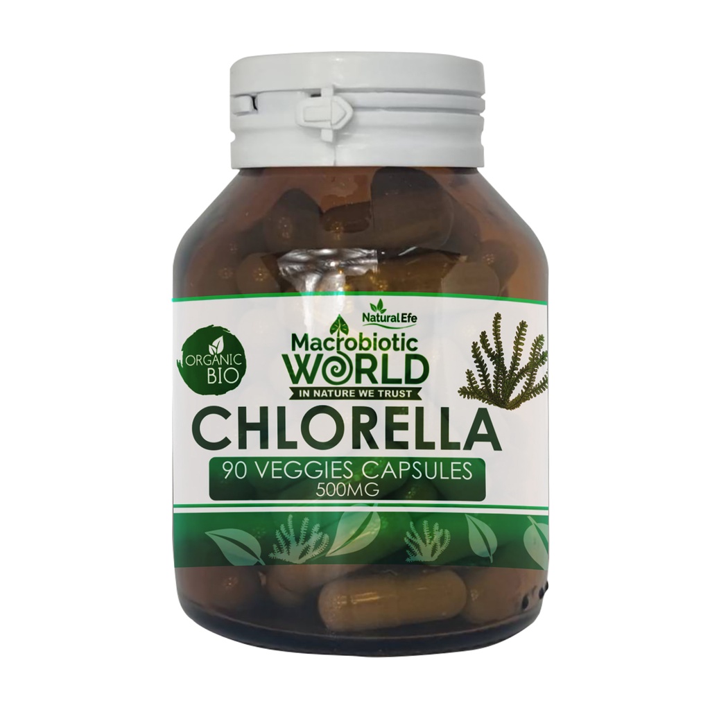 Organic/Bio Chlorella 90 Veggies Capsules 500mg | Shopee Thailand