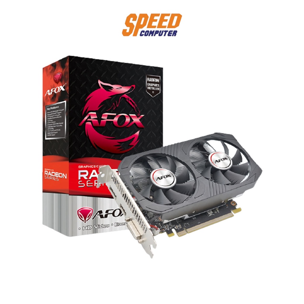 AFOX VGA (การ์ดจอ) RADEON RX 550 - 4GB DDR5 [AFRX550-4096D5H4-V5] By ...