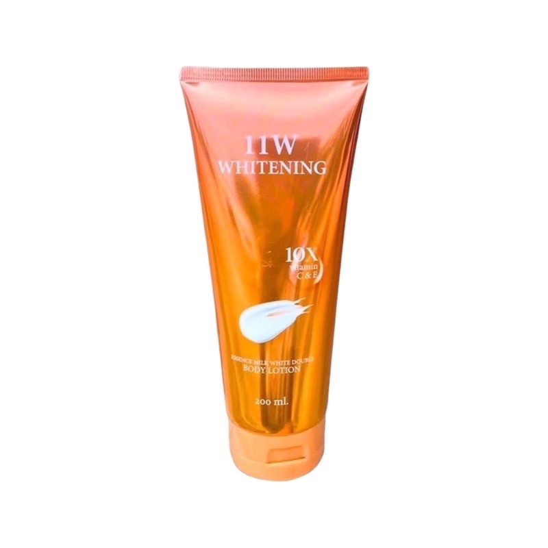 11w Whitening โลชั่นน้ำตบ 200 ml.(หลอดส้ม)1ชิ้น | Shopee Thailand