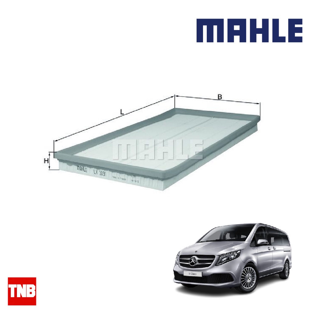 MAHLE กรองอากาศ BENZ W447 Vito III V250 CDI เครื่อง OM651 ดีเซล LX 3031 ...