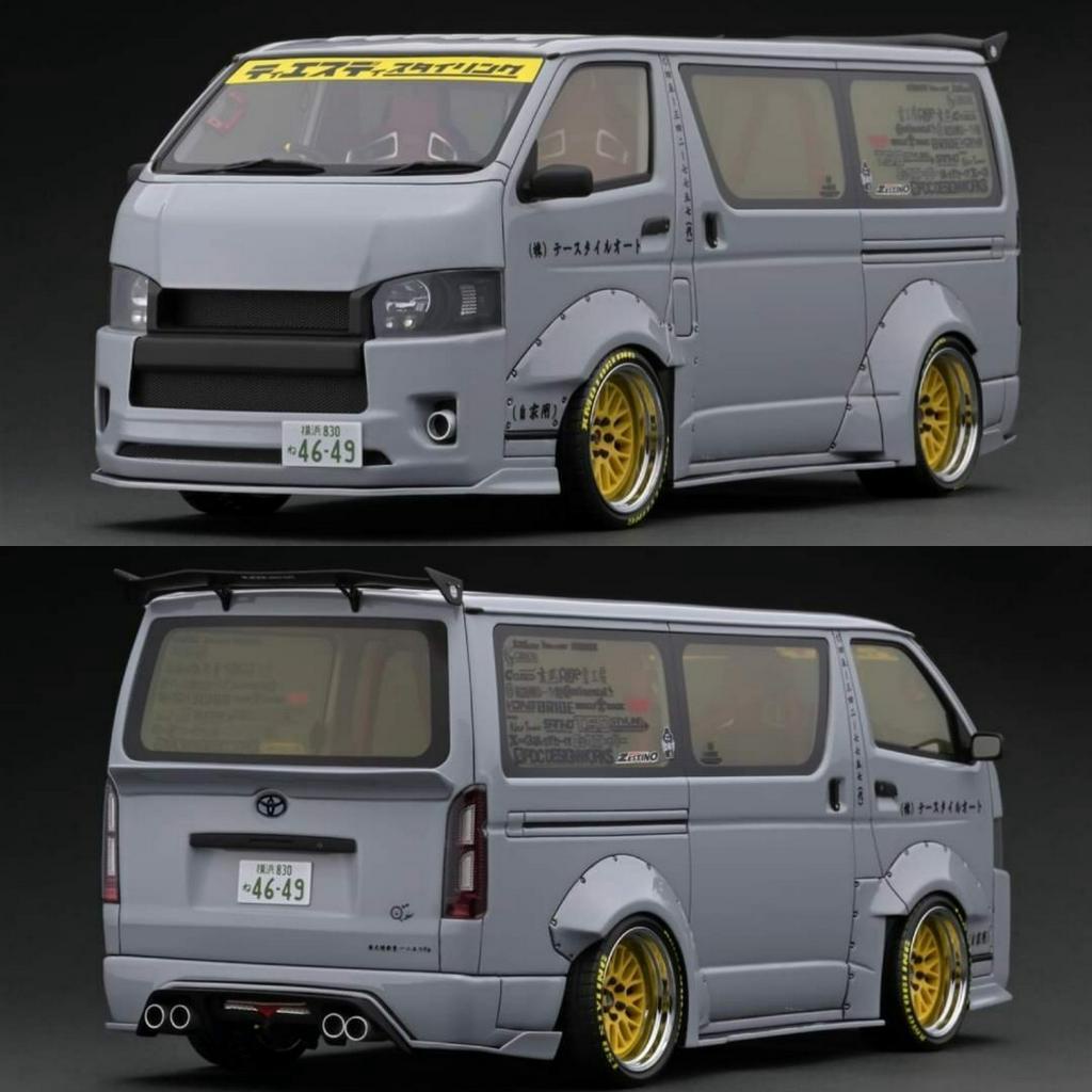 T・S・D WORKS HIACE Gray 1:18 (IG) | Shopee Thailand