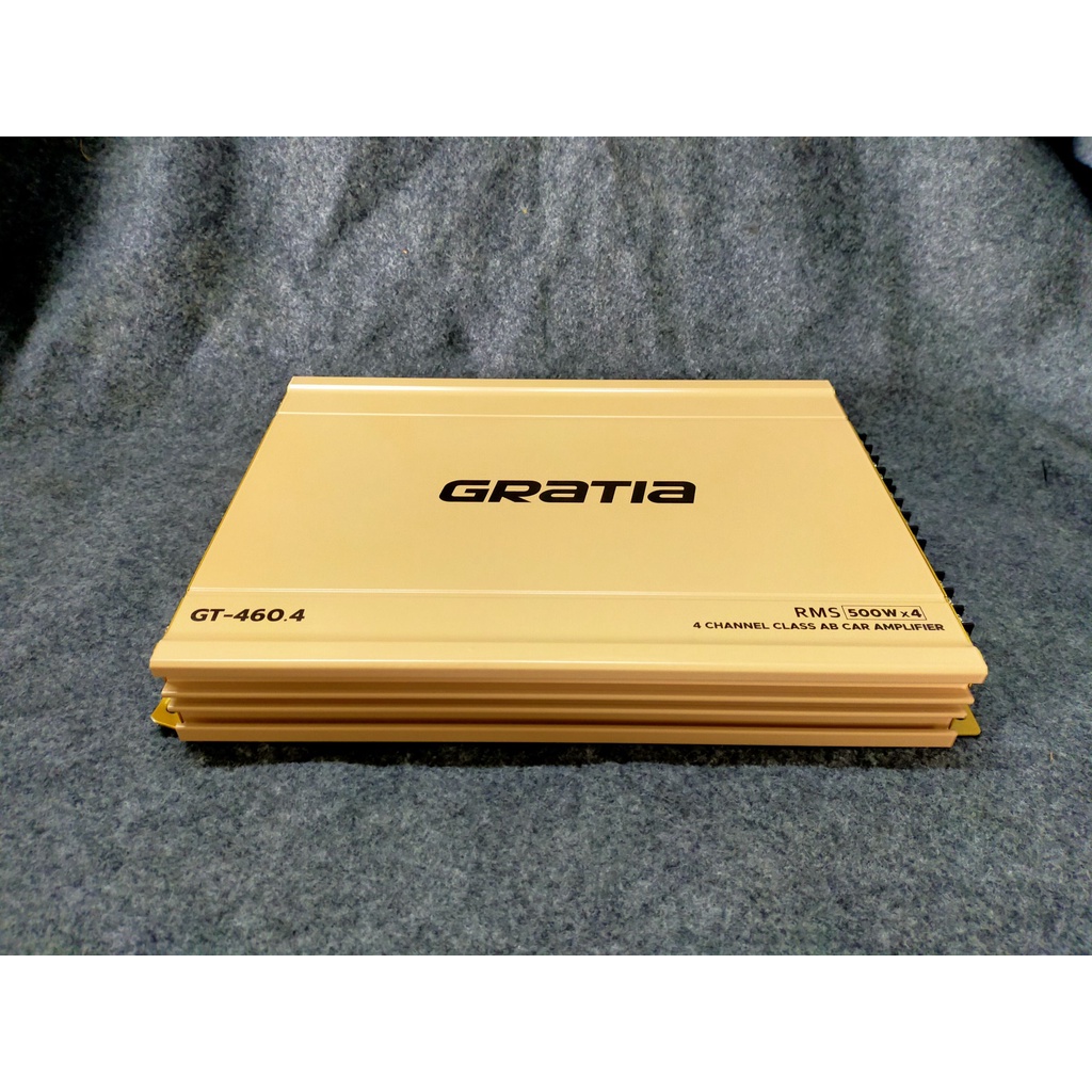 Power Class AB 4 CH. GRATIA รุ่น GT-460.4 สำหรับขับกลางแหลม เสียงดี | Shopee Thailand