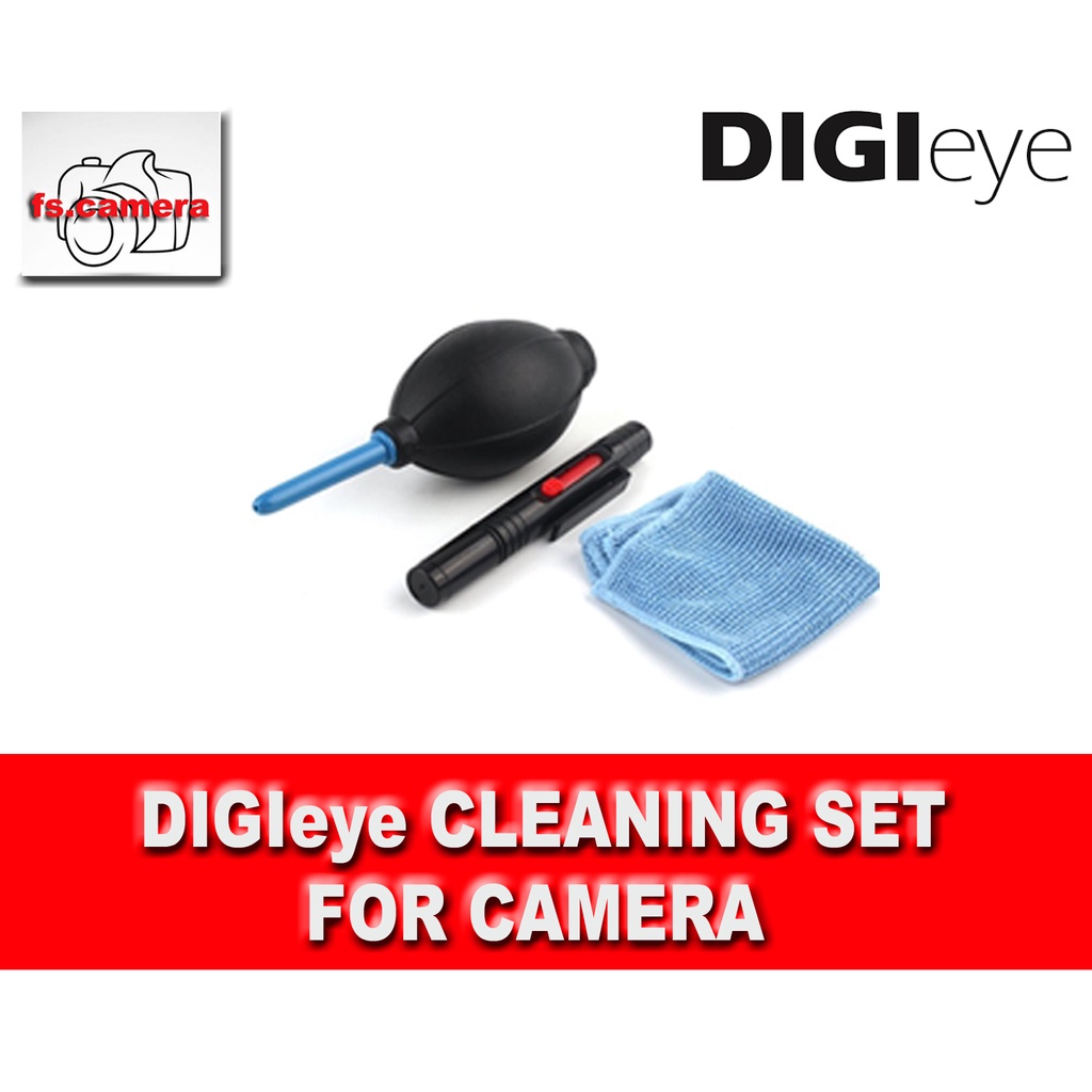 DIGIEYE CAMERA SMATPHONE CLEANING SET PACKAGE WITH BIG BLOWER , LENSPEN ...