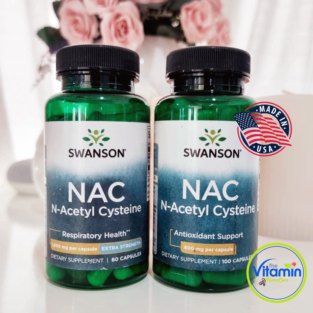 Swanson NAC N-Acetyl Cysteine 600 mg 100 capsules , NAC 1000mg 60cap ...