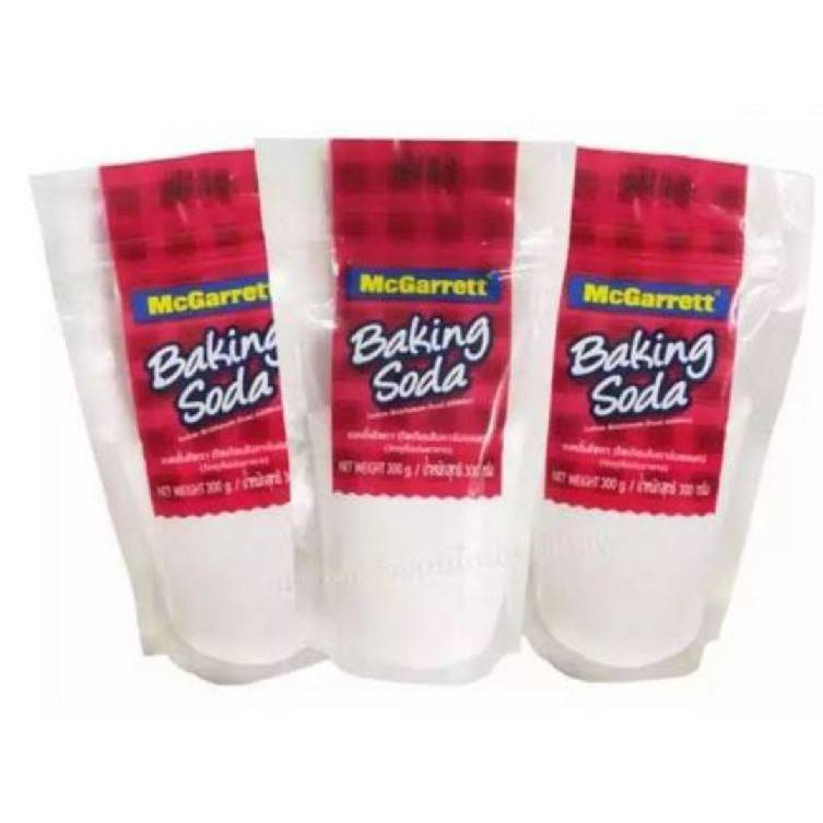 ( 1 ห่อ ) McGarrett Baking Soda เบคกิ้งโซดา แม็กกาแรต ซองขนาด 300 กรัม ...