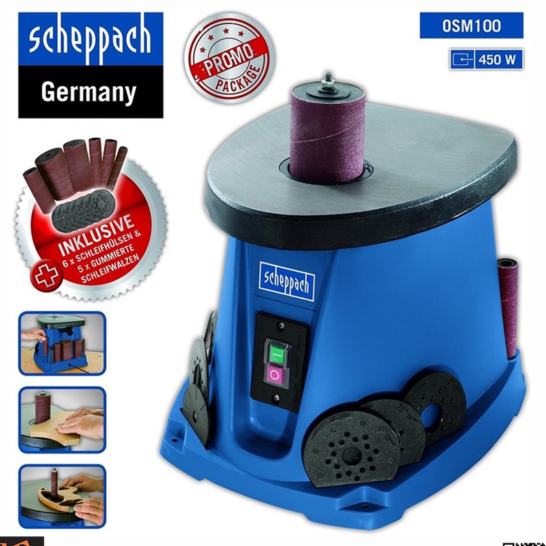 SCHEPPACH เครื่องขัดกระดาษทรายแนวตั้ง รุ่น OSM100 450W. | Shopee Thailand