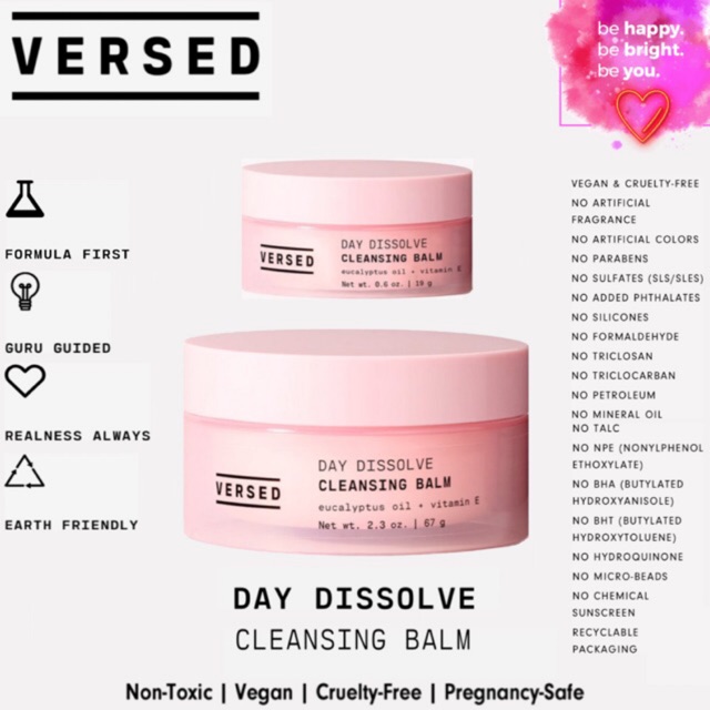 VERSED mini Day Dissolve Cleansing Balm 19g (พร้อมส่ง) | Shopee Thailand