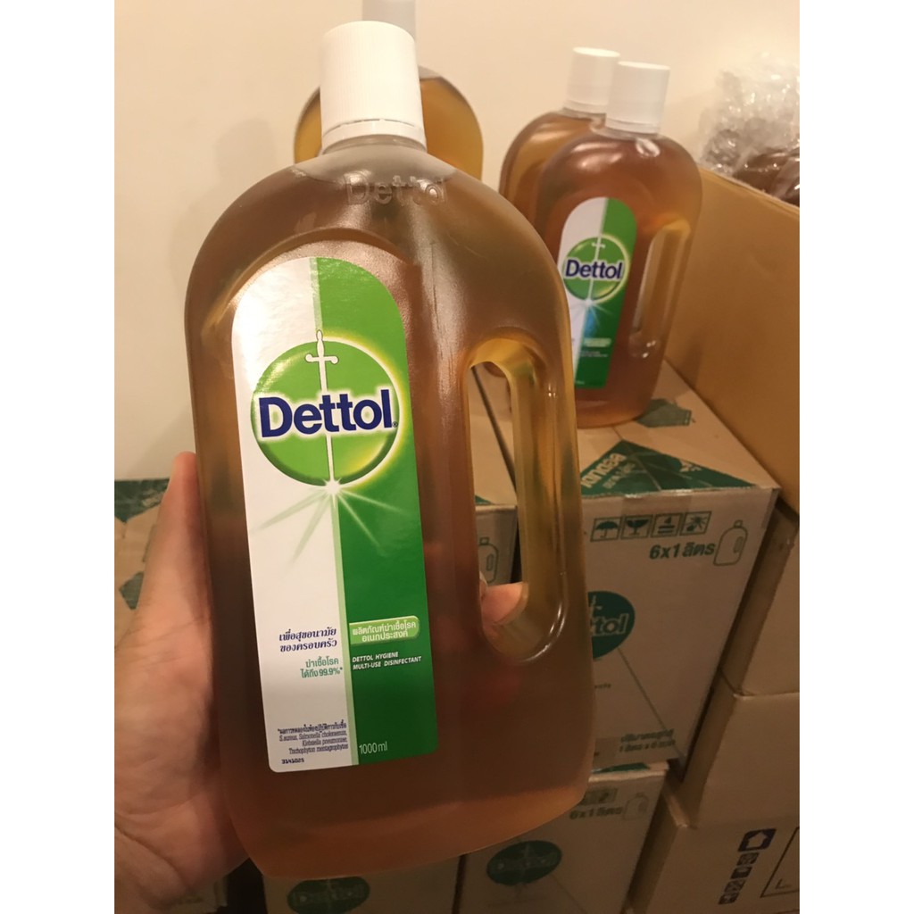 พร้อมส่ง Dettol 1000 ml ของเเท้ล้านเปอร์เซ็น | Shopee Thailand