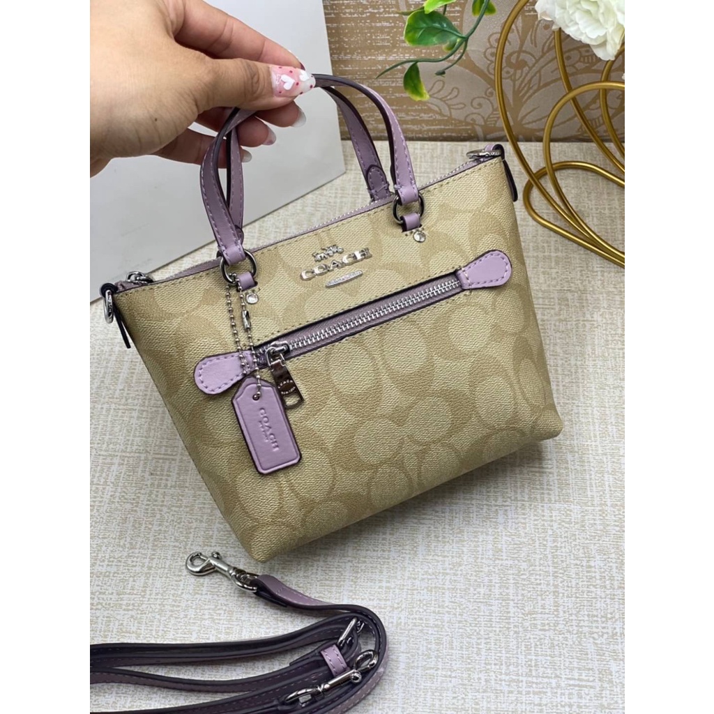 Coach Mini Gallery Crossbody In Signature Canvas | Shopee Thailand