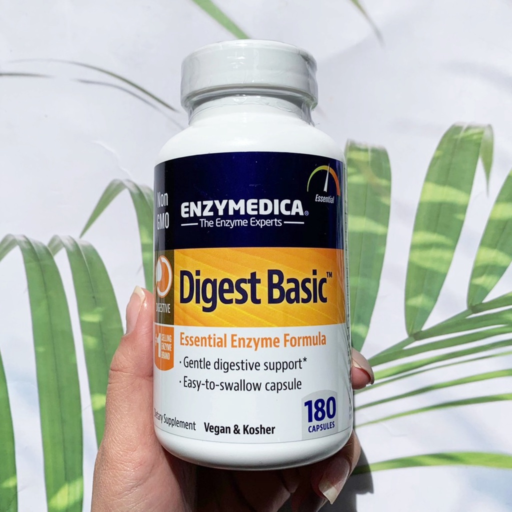 (Enzymedica®) Digest Basic Essential Enzyme Formula 30, 90 or 180 Capsules เอนไซม์ย่อยอาหาร ...