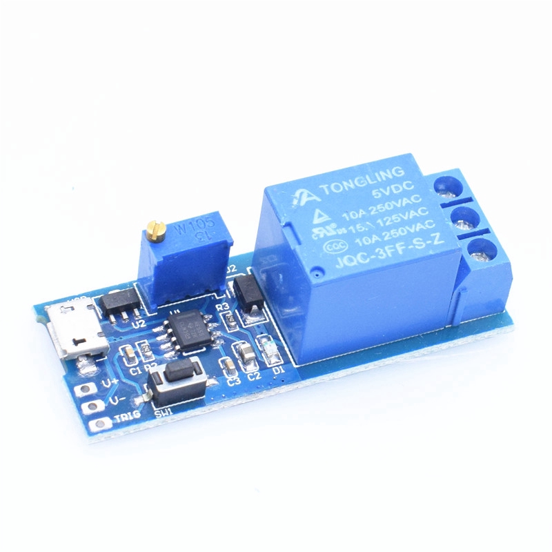 Precise 5V -30V Micro USB Power Relay Timer Control Module Trigger ...