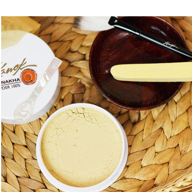 กนกทานาคา ผงพอกหน้า ทานาคา 100% ให้หน้าเนียนนุ่มชุ่มชื่น/รักษาสิว Kanok ...