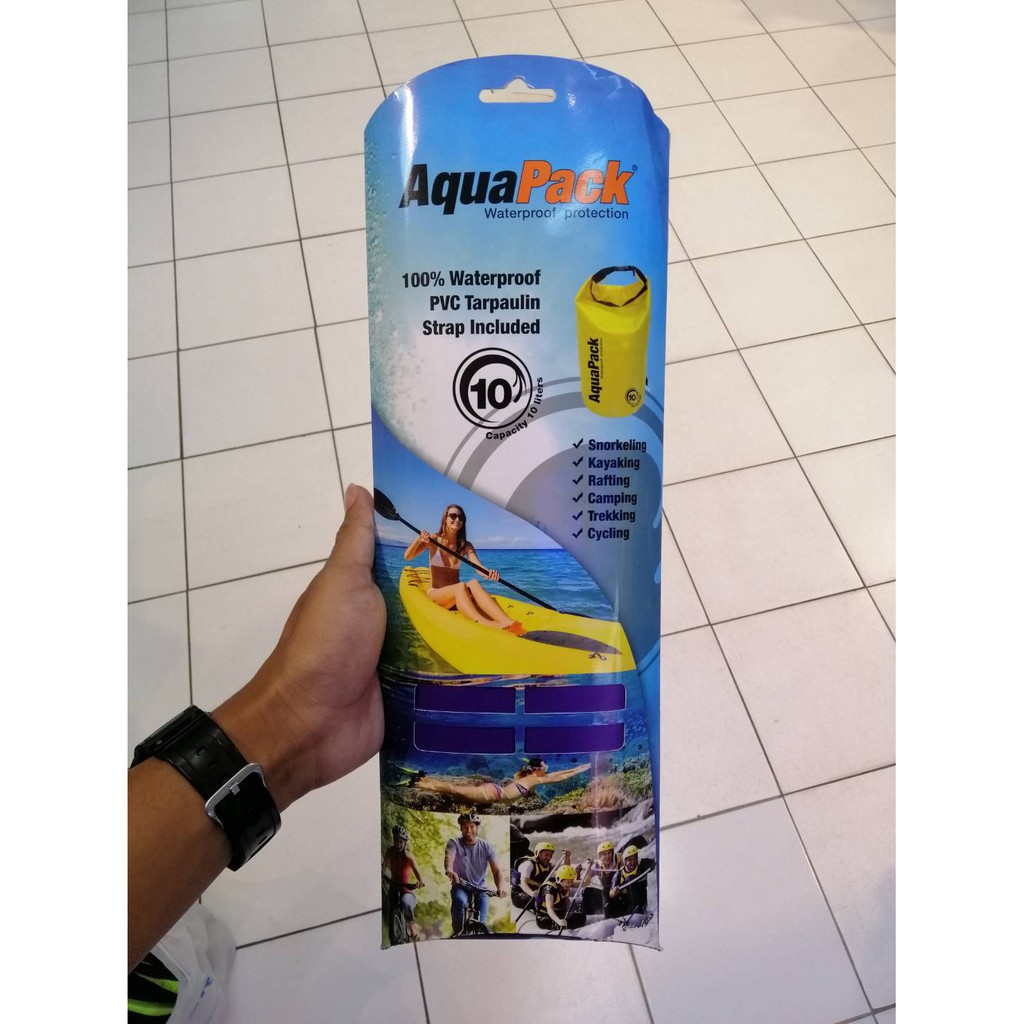 กระเป๋ากันน้ำ Aqua Dry Pack ของเเท้ (มีหลายขนาด 1.5L,3L,5L,10L,15L,20L) | Shopee Thailand