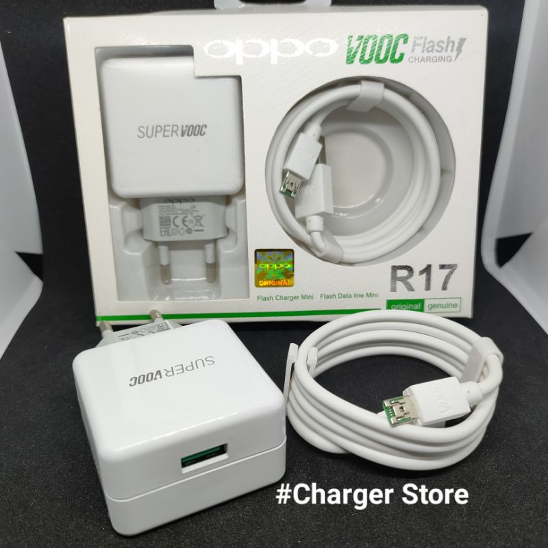 ของแท้ 100% Oppo Charger VOOC Fast Charging Micro USB F7 F5 F1S F1Plus ...