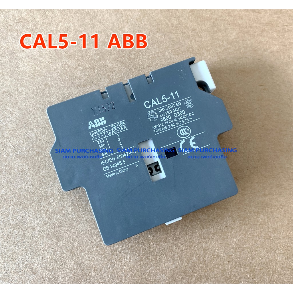 CA5-01 CA5-10 CA5X-10 CAL5-11 CAL5X-11 ABB Auxiliary Contact Block AC อุปกรณ์เสริมเสริมคอนแทค ...