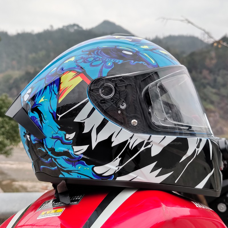 (มีของส่งเร็วมาก) (มี9สี) SPACE CROWN หมวกกันน๊อค รุ่น ALPHA | Shopee ...