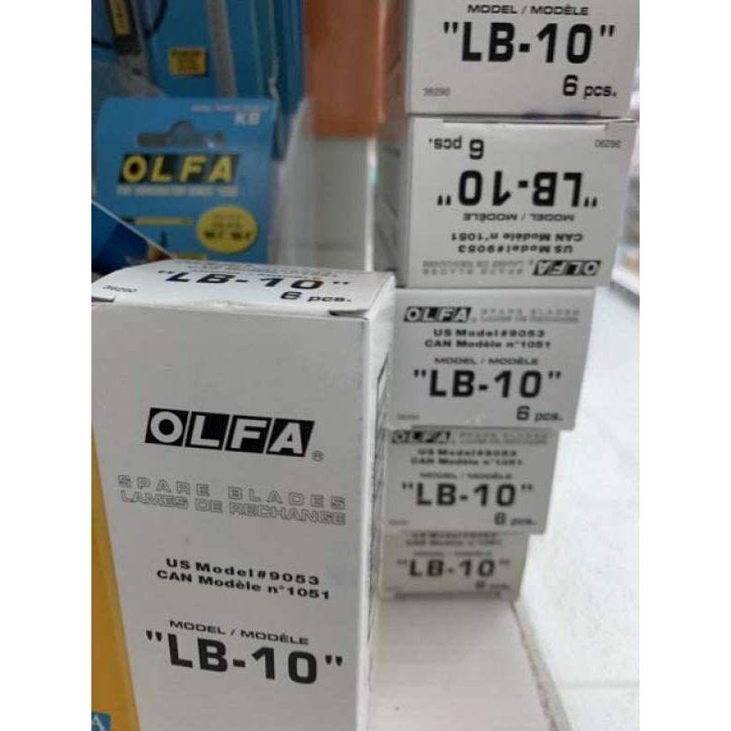 ใบมีดคัตเตอร์ 18 mm.OLFA LB-10 (1กล่องเล็ก10ใบ) | Shopee Thailand