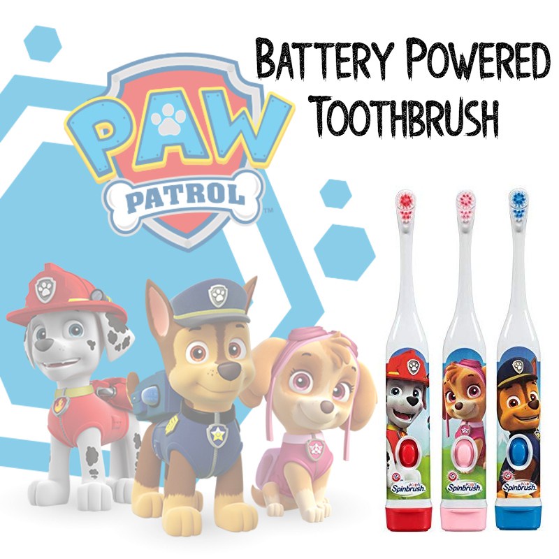 แปรงสีฟันไฟฟ้า สำหรับเด็ก Oral B / Colgate นำเข้าจากUSA Paw Patrol ...