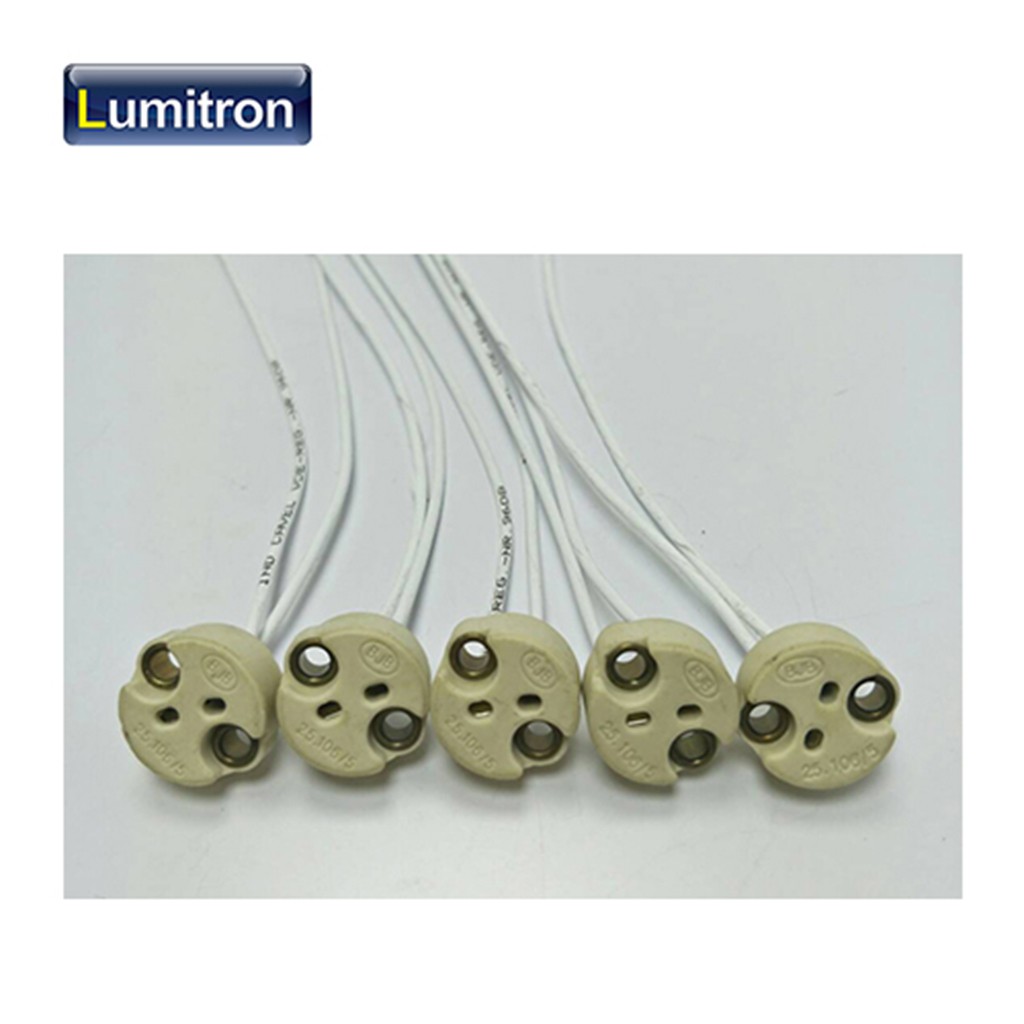 ขั้วหลอด GY5.3 base for capsule lamp BJB #LHGY5.3-BJB | Shopee Thailand