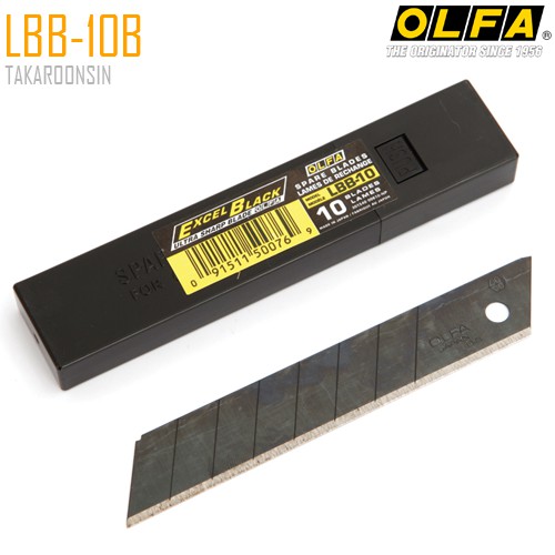 ใบมีดคัตเตอร์ขนาดใหญ่ OLFA LBB-10 (18mm) ใบสีดำ | Shopee Thailand
