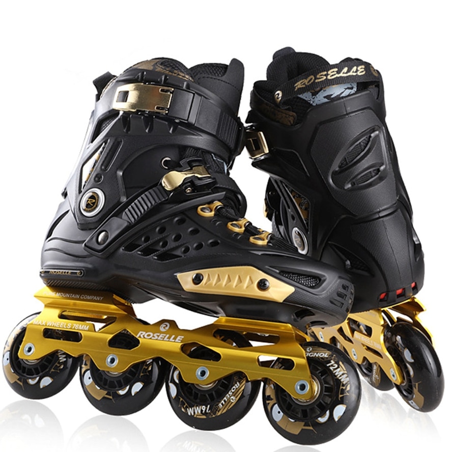 รองเท้าสเก็ต Advanced Adult Roller Skates Professional Inline Shoes 4 ...