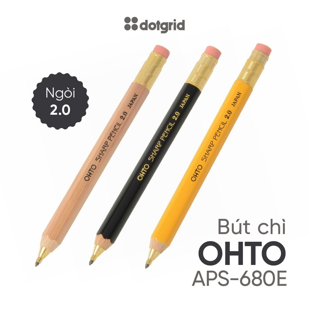 Ohto Sharp Pencil APS-680E ดินสอกด 2.0 มม . ของแท ้ จากญี ่ ปุ ่ น ...