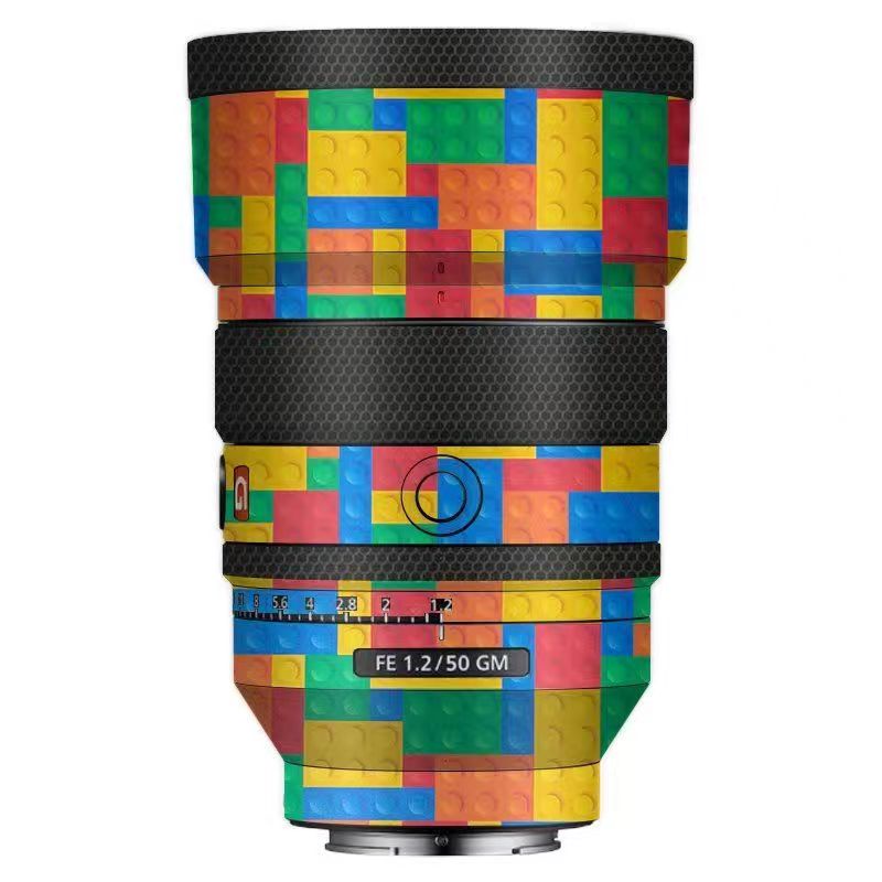 สติกเกอร์ฟิล์มคาร์บอนไฟเบอร์ ลายพราง 3M สําหรับ Sony FE50 F1.2GM 50 1 ...