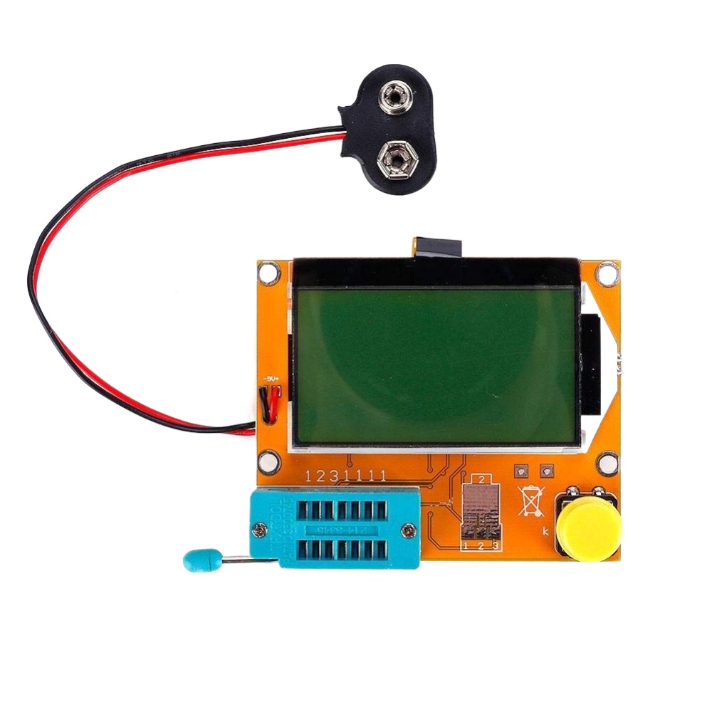 9V LCD Digital Transistor Tester Meter Backlight Diode Triode ...