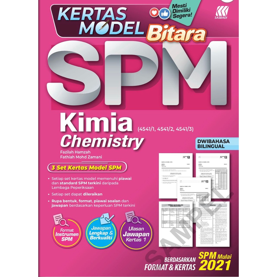 [SB] สมุดฝึกซ้อมกระดาษ SPM Bitara (Sasbadi) 2022 SPM Model Paper | Shopee Thailand