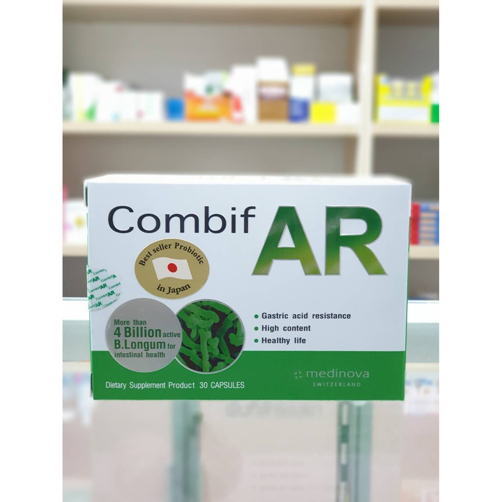 Combif AR ผลิตภัณฑ์อาหารเสริม โปรไบโอติก 30 แคปซูล | Shopee Thailand