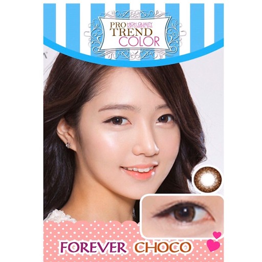 คอนแทคเลนส์ Protrend Color สี Forever Choco | Shopee Thailand
