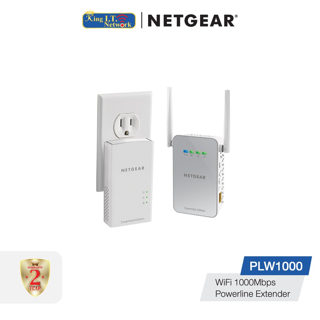 NETGEAR (PLW1000) Powerline WiFi with 1000Mbps LAN Port | Shopee Thailand