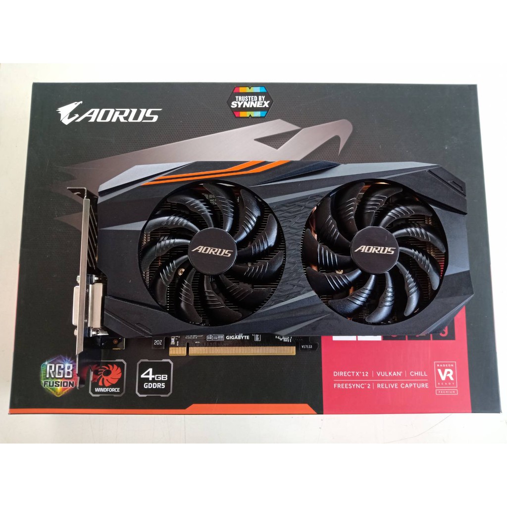 การ์ดจอ Gigabyte Aorus RX580 8GB ( ประกัน Strek ถึง 05-01-2021 ...