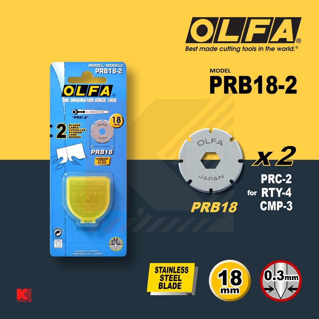 ใบมีดกลม Olfa รวมทุกรุ่น Spare Blade no. RB18 RB28 RB45 RB60 PRB18 PRB28 | Shopee Thailand