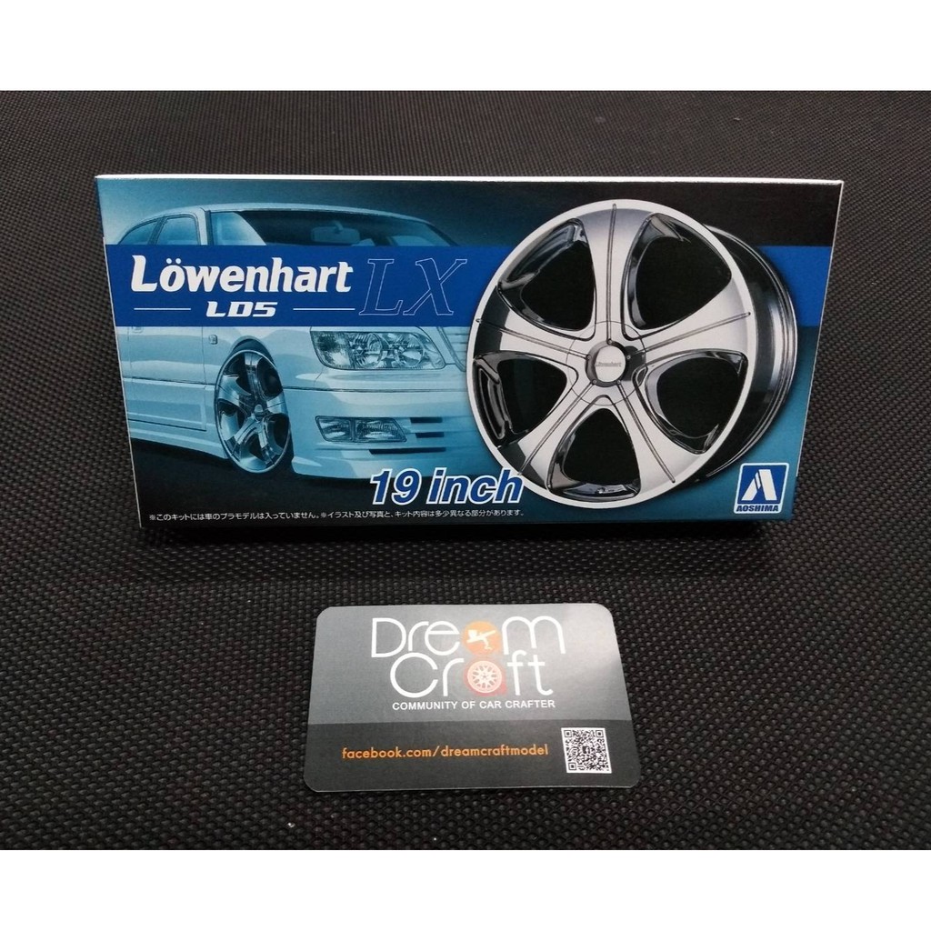 AOSHIMA 1/24 Lowenhart LD5 LX 19inch (ล้ออะไหล่แต่งโมเดลรถ Model ...