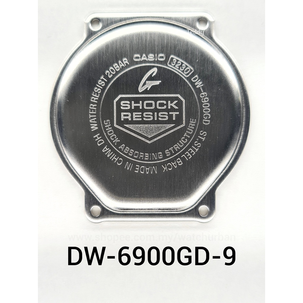 Casio G-SHOCK COVER BACK ASSEMBLY DW6900 DW6600 BACKCASE DW-6900 ...
