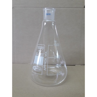 071.202 Erlenmeyer Flask w/Joint 29/32 100ML 250ML 500ML 1000ML 2000ML ยี่ห้อ GLASSCO | Shopee ...
