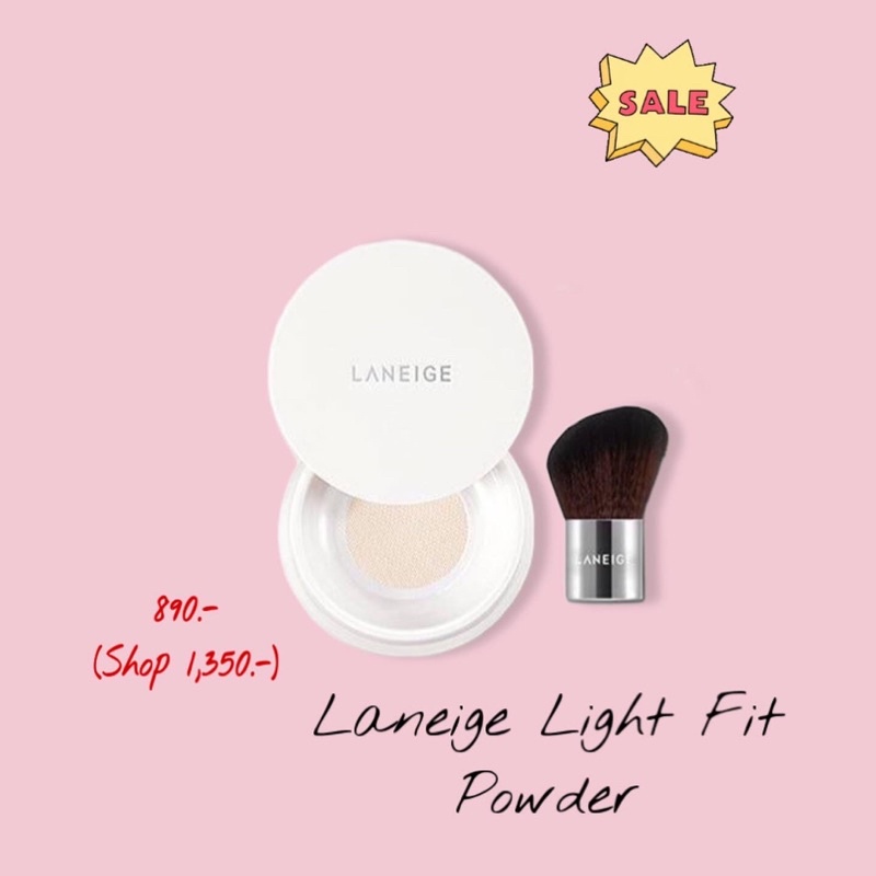 Laneige Light Fit Powder พร้อมแปรงคาบูกิจาก laneige 9.5 g. | Shopee ...