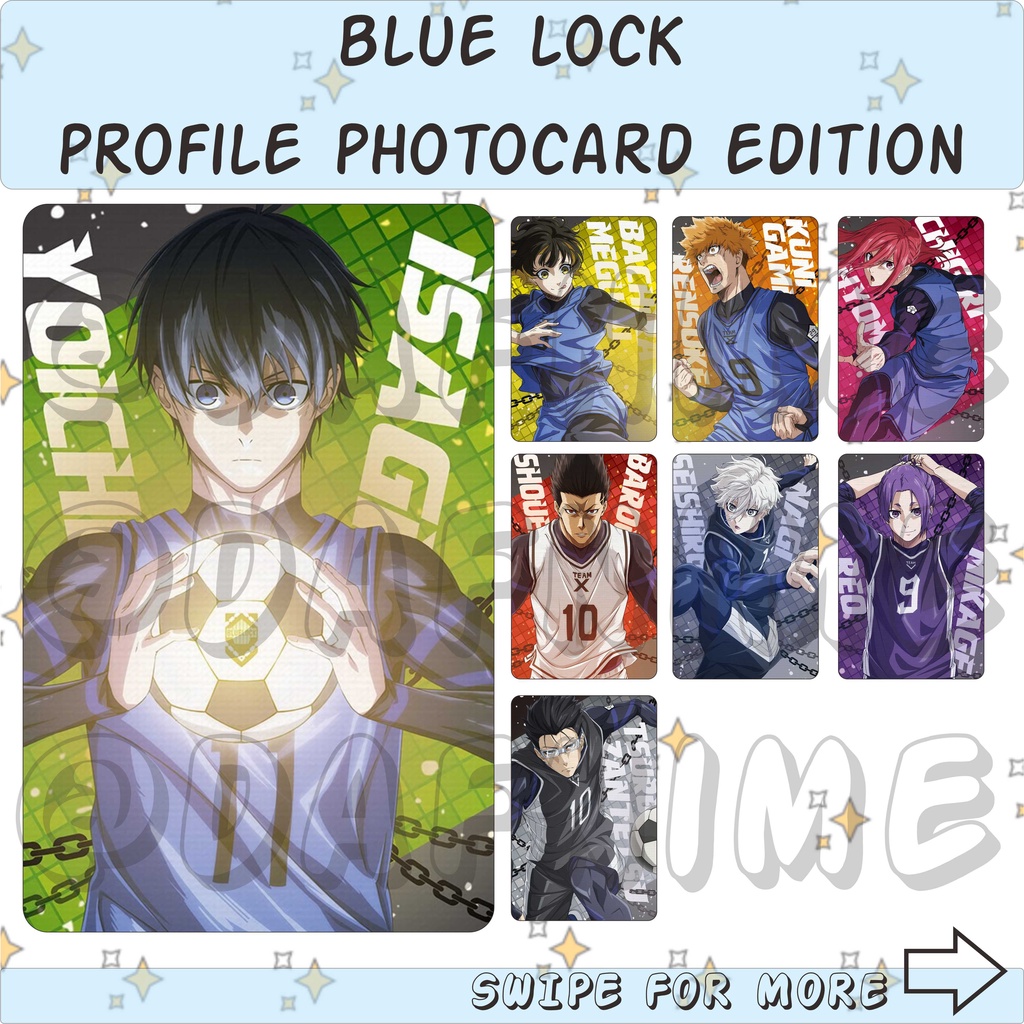 โฟโต้การ์ด อนิเมะ Blue LOCK PROFILE EDITION | Shopee Thailand