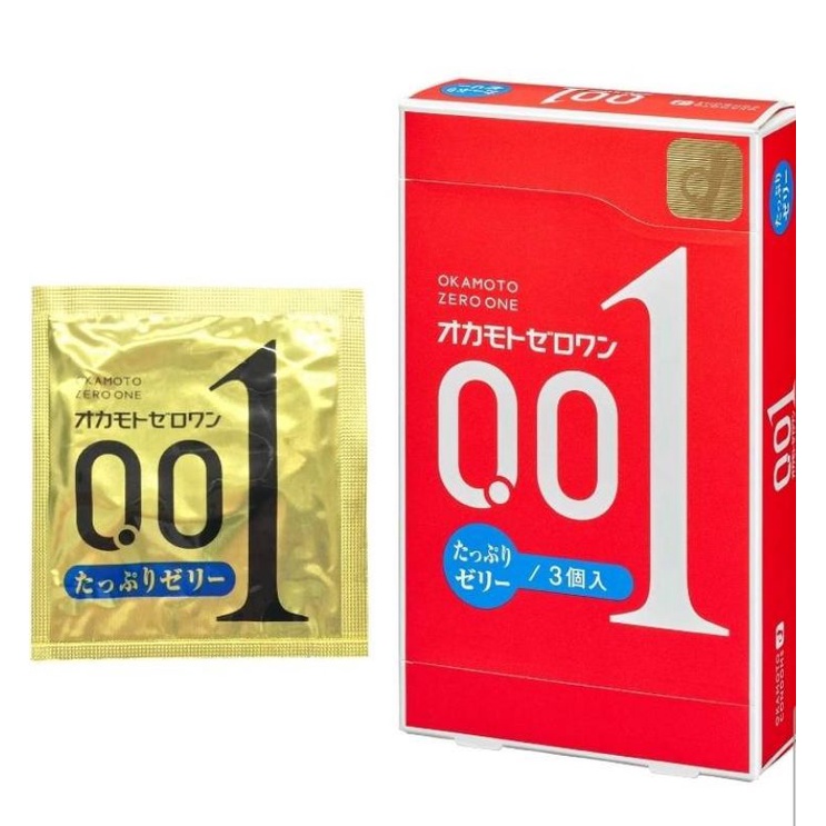 ถุงยางอนามัย Okamoto 001 Zero one 0.01 | Shopee Thailand