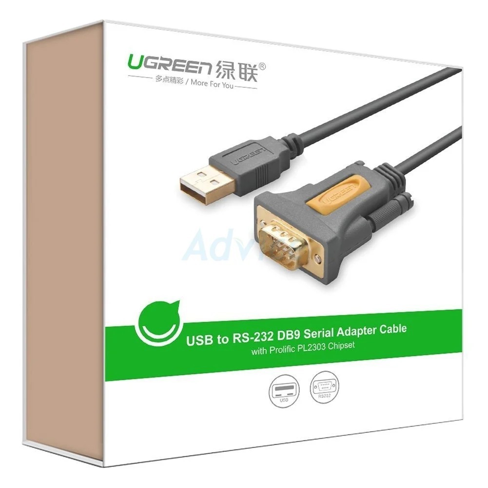 UGREEN USB to RS 232 DBS Serial Adapter | Shopee Thailand