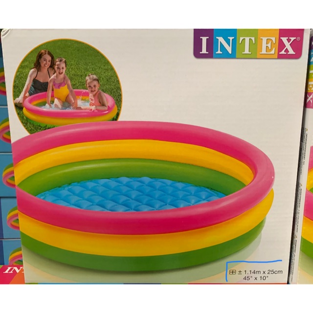 สระน้ำเป่าลมทรงกลม สูง 3 ชั้น | Shopee Thailand