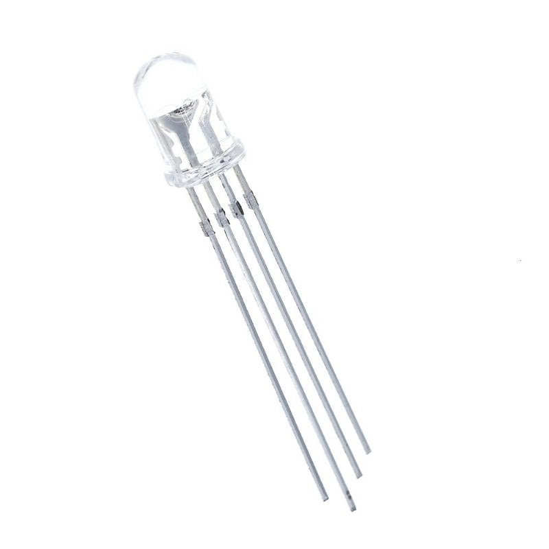 5mm RGB LED Common Cathode Tri-Color Emitting Diodes f5 RGB Diffused 1 ...