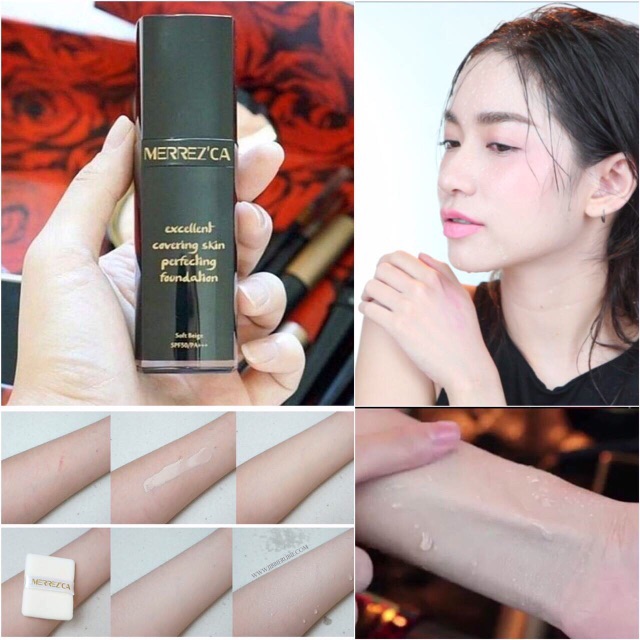 Merrezca Excellent Covering skin Perfecting foundation SPF50+ / PA ...