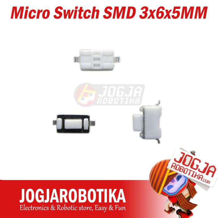Smd Tactile Push Button Micro Switch Momentary Tact 3x6x5mm 2p | Shopee Thailand