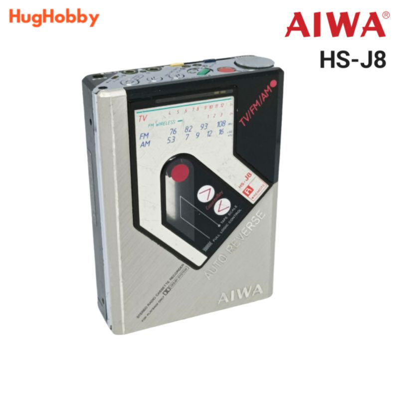 AIWA HS-J8 Stereo Radio Cassette Recorder เล่นเทปไม่ได้ ขายเป็นซาก/อะไหล่ | Shopee Thailand